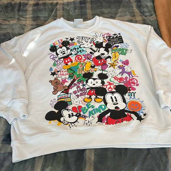 Disney | Tops | Disney Mickey Crew Neck | Poshmark